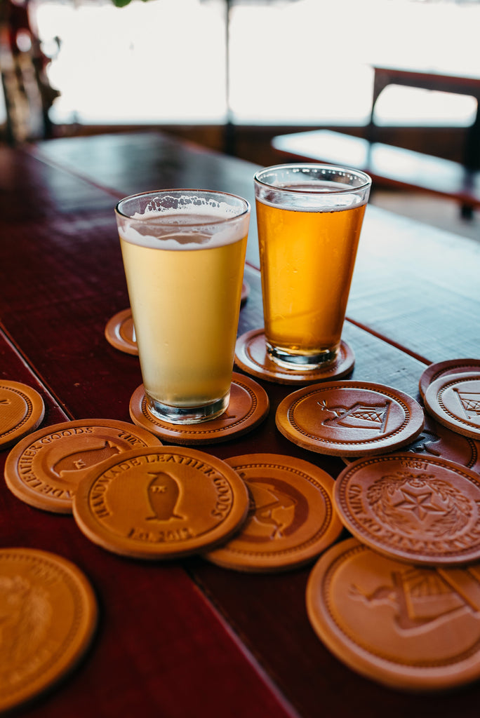 Lone Star State of Mind Coaster Set – Lost Penguin Leather Goods